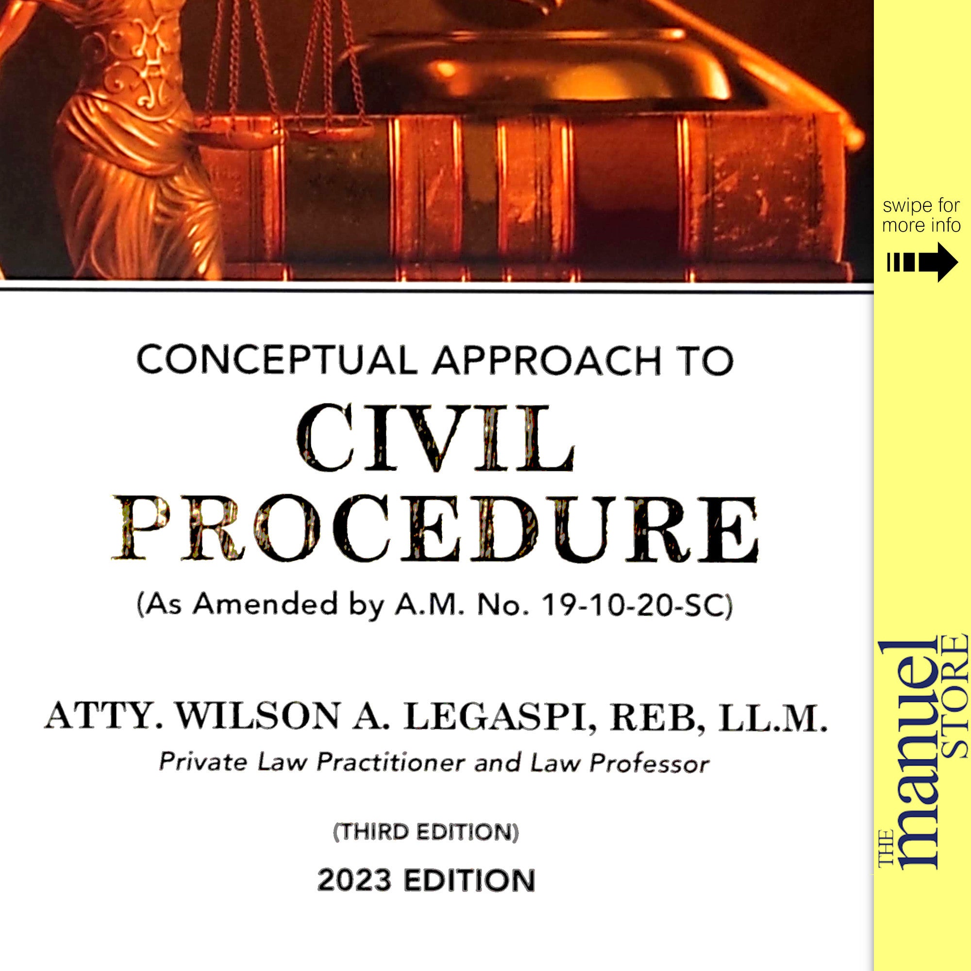 Legaspi (2023) - Civil Procedure - Conceptual Approach to - by Wilson ...