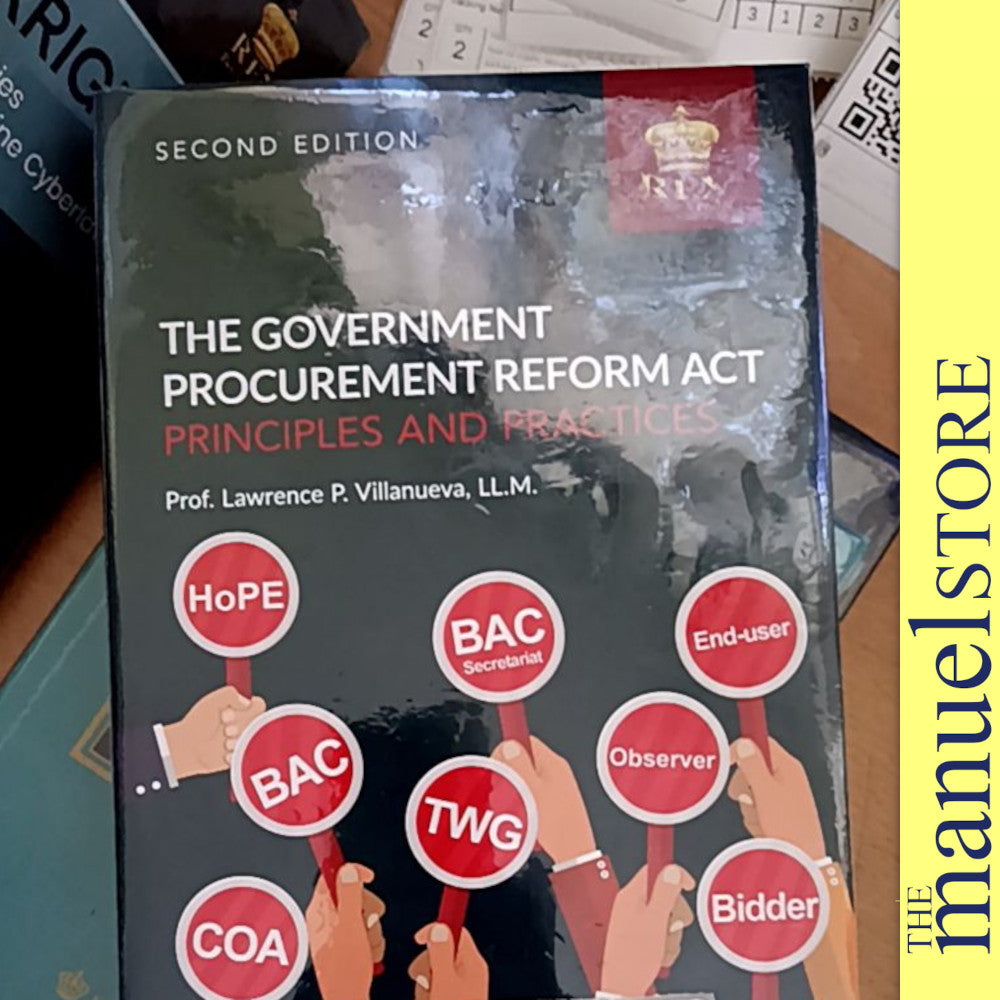 Villanueva (2024) The Government Procurement Reform Act (Principles an ...