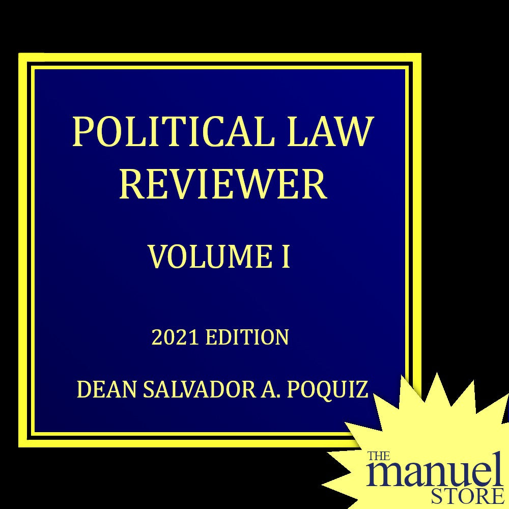 Poquiz (2021) - Political Law Reviewer - Volume 1/One/I - Bar ...