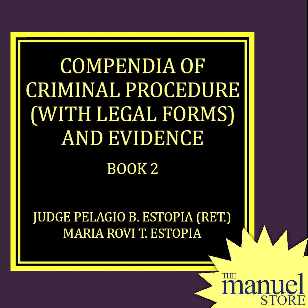 Estopia (2015) - Criminal Procedure and Evidence, Compendia of, with L ...