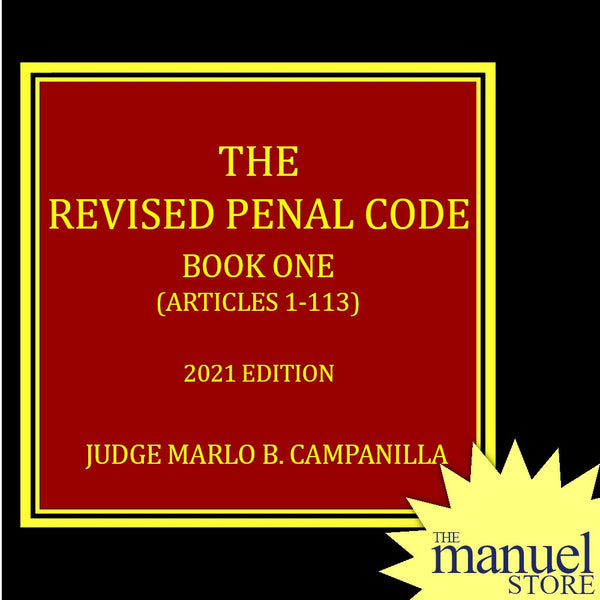 Campanilla Book 1 (2021) - Revised Penal Code - Criminal Law – themanuelstore