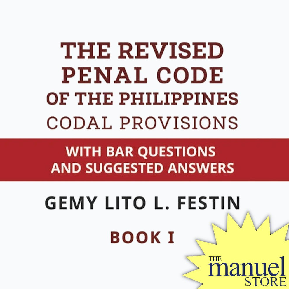 Festin (2021) - Revised Penal Code - Criminal Law - Bar Q&A - Codal Pr – themanuelstore
