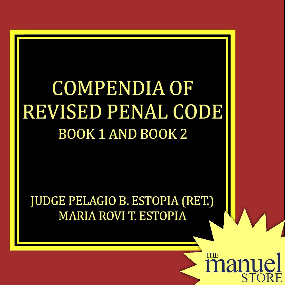 Estopia (2015) - Revised Penal Code, Compendia of: Book 1 and Book 2 ...