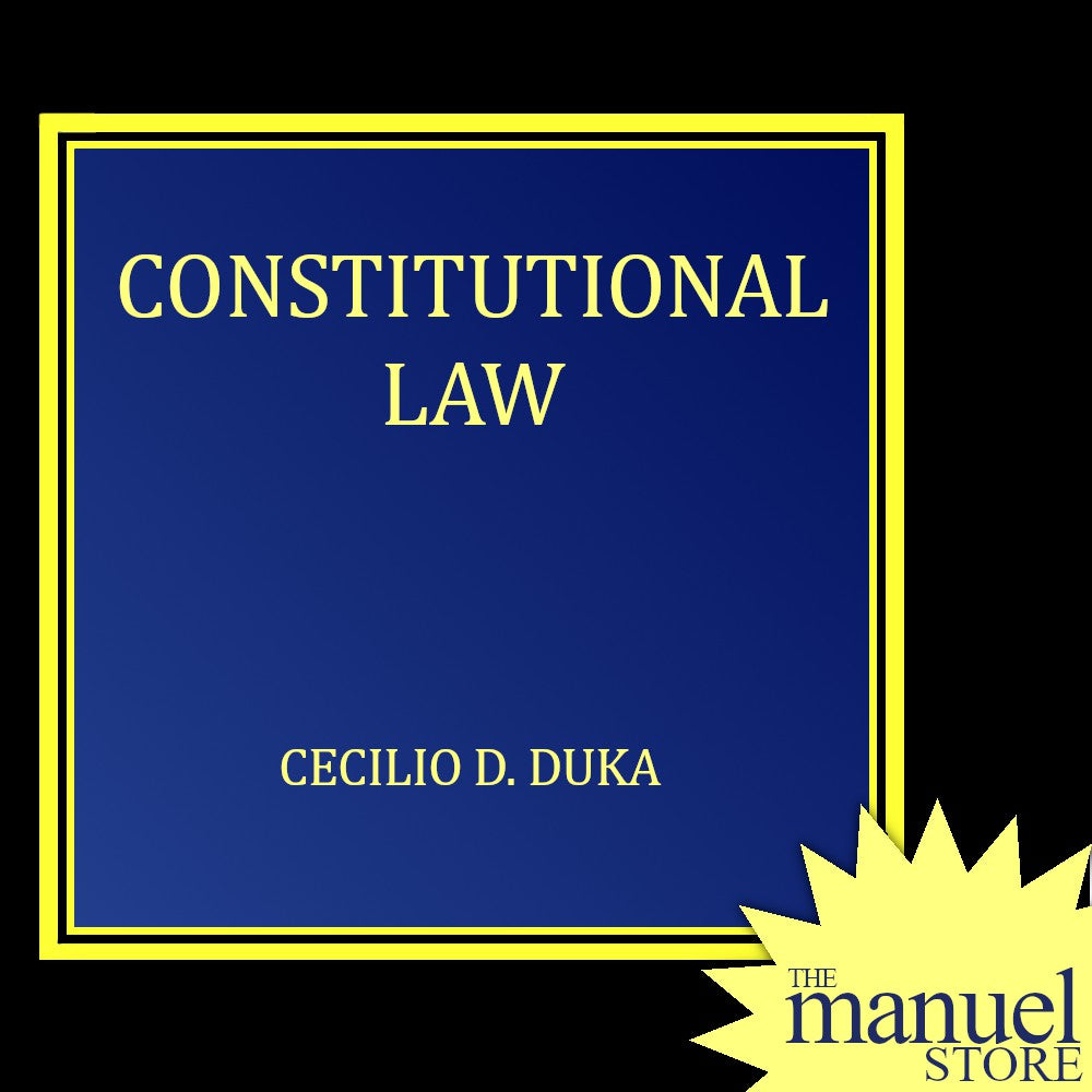 Duka (2019/2021) - Constitutional Law 1/2 One/Two I/II – themanuelstore