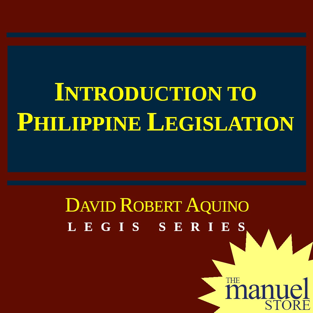 D.R. Aquino (2020) - Philippine Legislation, Introduction to - David R ...