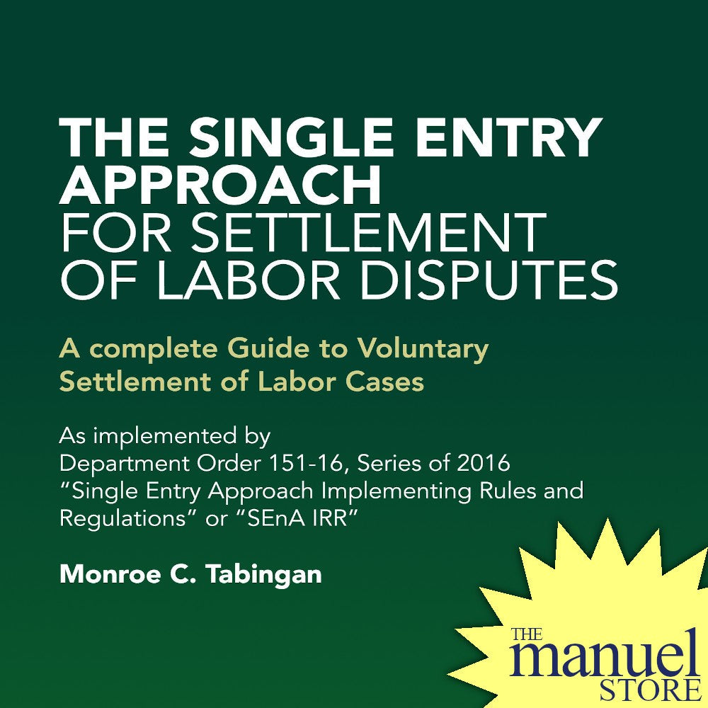 Tabingan (2018) - The Single Entry Approach For Settlement of Labor Di ...