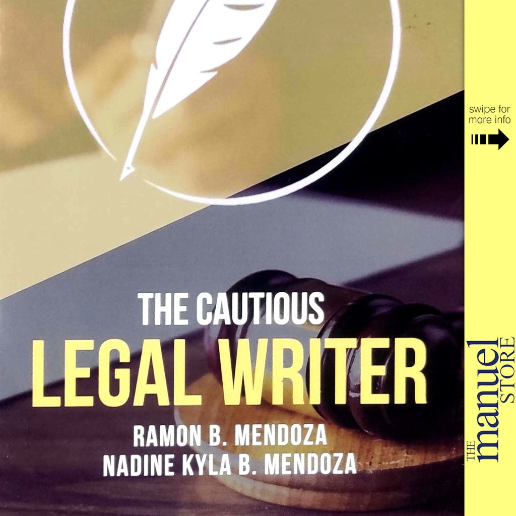 Mendoza (2022) - The Cautious Legal Writer - Writing - by Ramon, Nadin ...